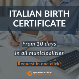 Certificato di Nascita con Apostille – Sportello Certificati